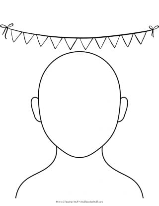 Printable Face Template Free PDF - A to Z Teacher Stuff