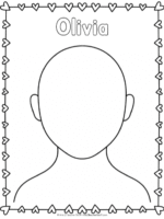 Custom Printable Face Templates - A to Z Teacher Stuff