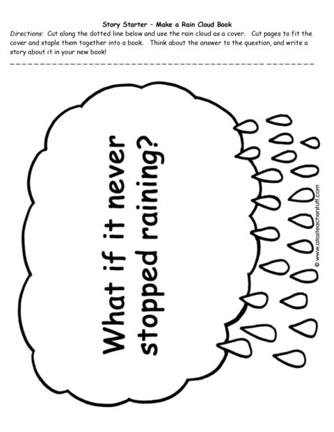 4 Silly "What If" Story Starter Printables - A to Z Teacher Stuff